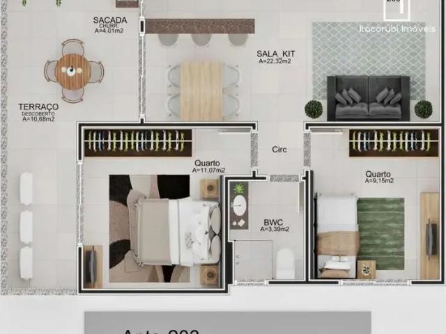 Apartamento para Venda em Florianópolis/SC Carvoeira 2 Quartos
