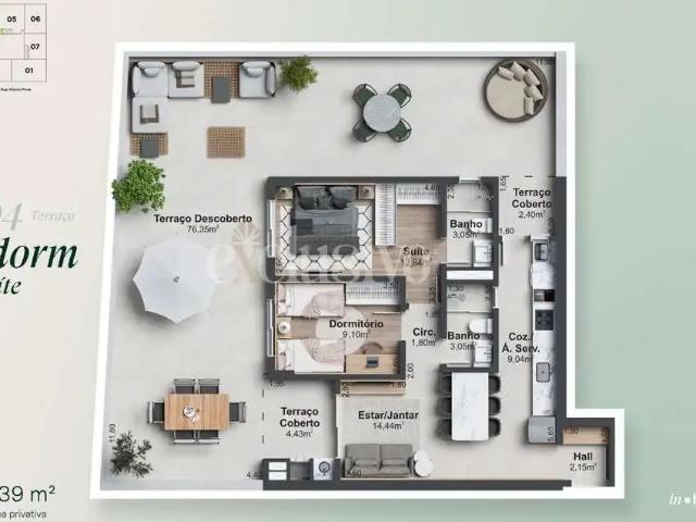 Apartamento para Venda em Florianópolis/SC Estreito 2 Quartos