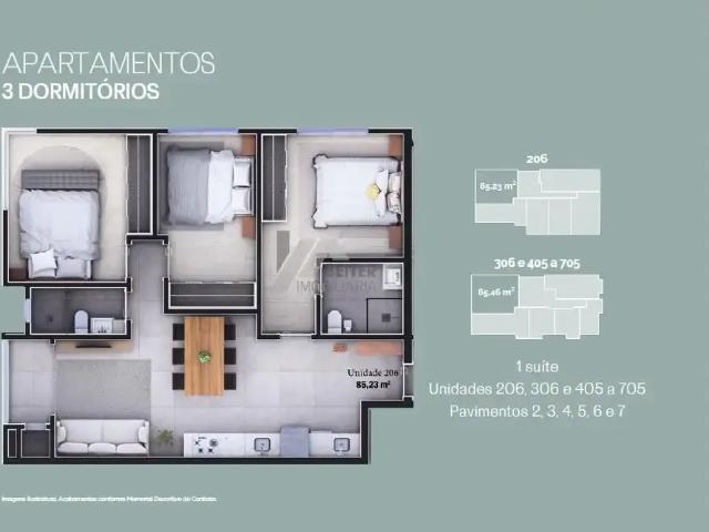 Apartamento para Venda em Florianópolis/SC Ingleses do Rio Vermelho 3 Quartos