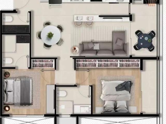 Apartamento para Venda em Florianópolis/SC Jurerê 2 Quartos