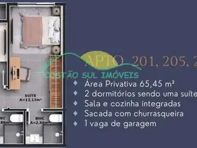 Apartamento para Venda em Florianópolis/SC Ribeirão da Ilha 1 Quartos