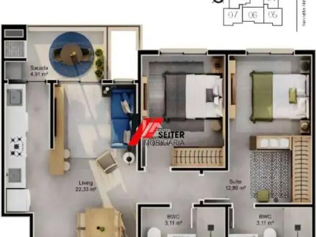 Apartamento para Venda em Florianópolis/SC Saco Grande 2 Quartos