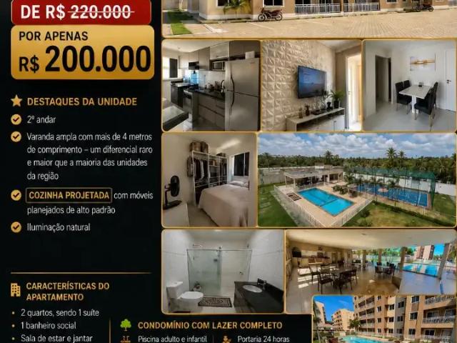 Apartamento para Venda em Fortaleza/CE Paupina 2 Quartos