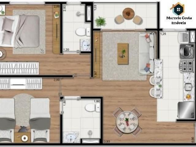 Apartamento para Venda em Fortaleza/CE Praia do Futuro II 2 Quartos