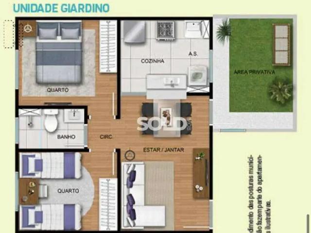 Apartamento para Venda em Franca/SP Jardim Noêmia 2 Quartos