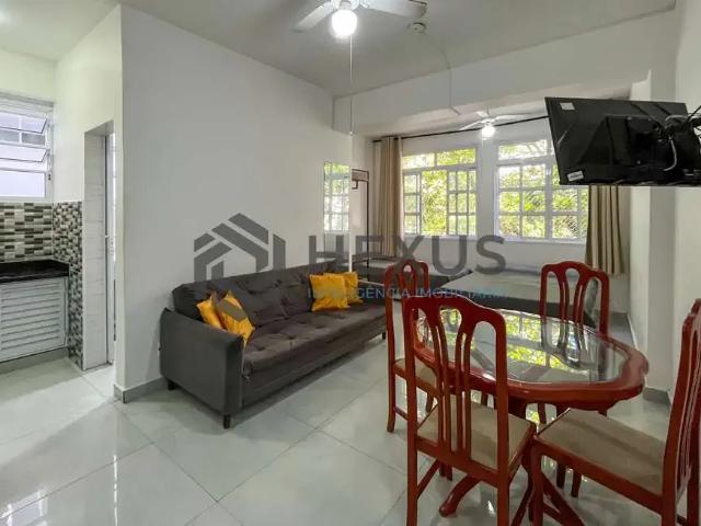 Apartamento para Venda em Guarujá/SP Pitangueiras 1 Quartos