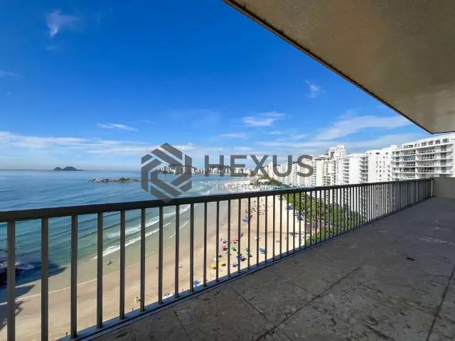 Apartamento para Venda em Guarujá/SP Pitangueiras 7 Quartos