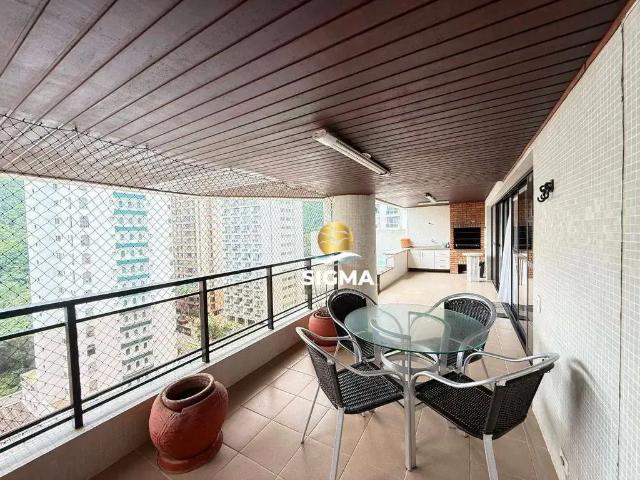 Apartamento para Venda em Guarujá/SP Pitangueiras 4 Quartos