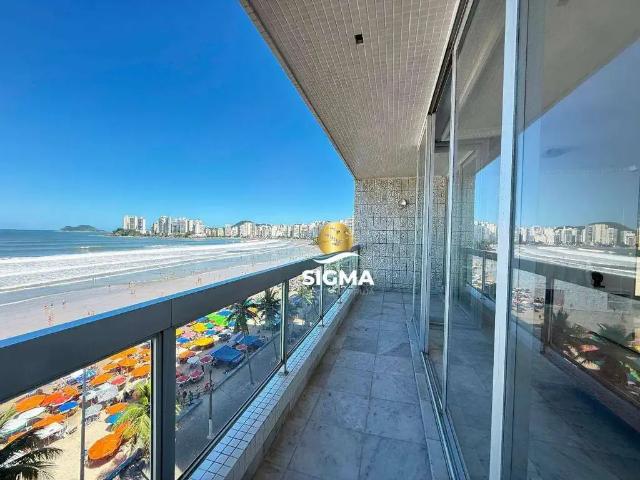 Apartamento para Venda em Guarujá/SP Pitangueiras 4 Quartos