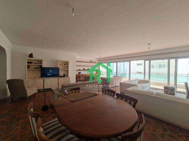 Apartamento para Venda em Guarujá/SP Pitangueiras 4 Quartos