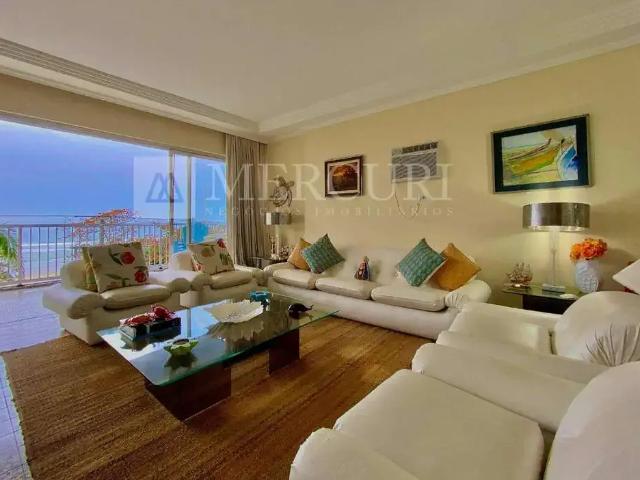 Apartamento para Venda em Guarujá/SP Pitangueiras 6 Quartos
