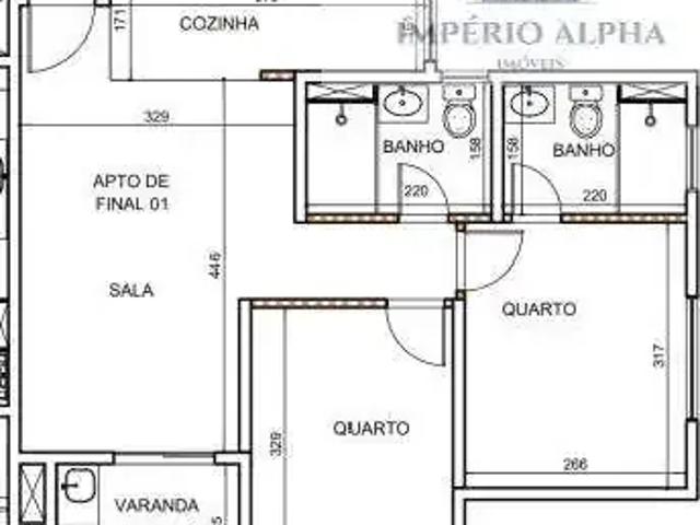 Apartamento para Venda em Guarulhos/SP Vila Augusta 2 Quartos