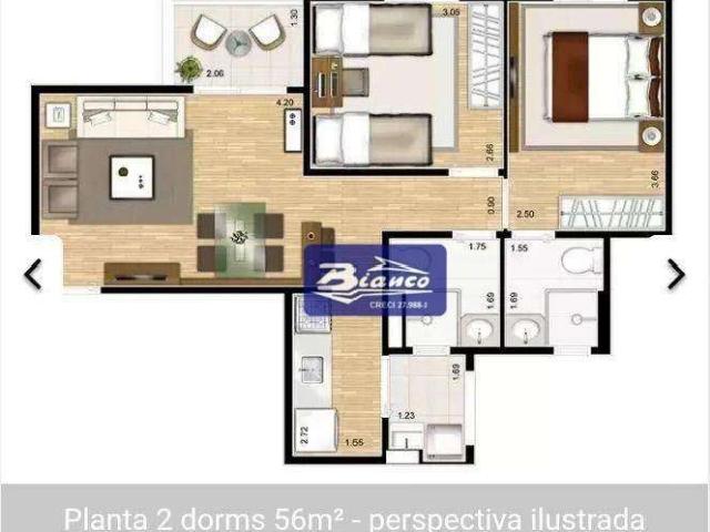 Apartamento para Venda em Guarulhos/SP Vila Rosália 2 Quartos