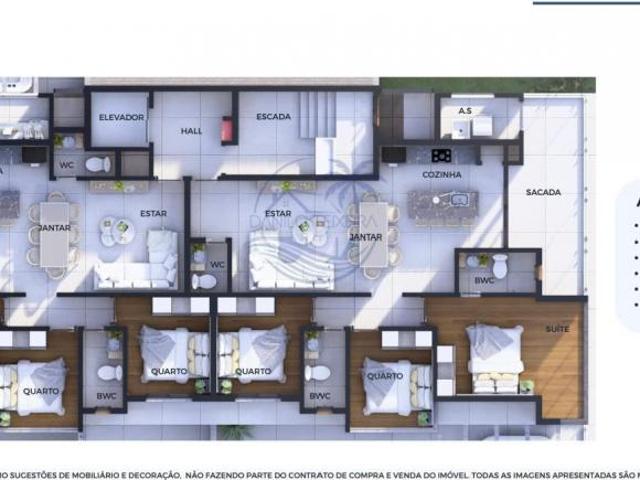 Apartamento para Venda em Guaratuba, Centro, 3 dormitórios, 1 suíte, 3 banheiros, 2 vagas
