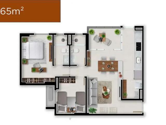 Apartamento para Venda em Goiânia/GO Vila Rosa 2 Quartos
