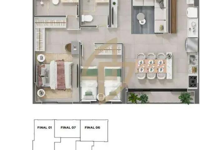 Apartamento para Venda em Goiânia/GO Vila São João 2 Quartos