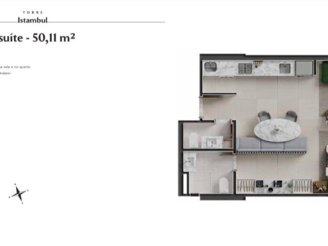 Apartamento para Venda em Goiânia/GO Jardim Goiás 1 Quartos