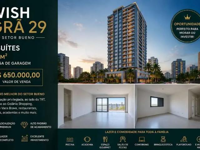 Apartamento para Venda em Goiânia/GO Setor Bueno 2 Quartos