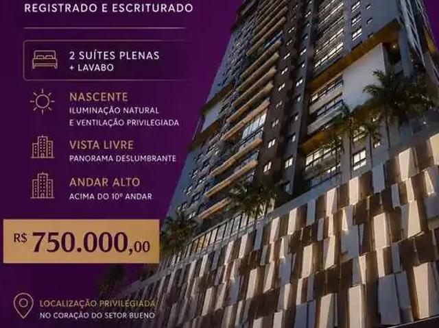 Apartamento para Venda em Goiânia/GO Setor Bueno 2 Quartos