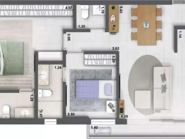 Apartamento para Venda em Goiânia/GO Setor Bueno 2 Quartos