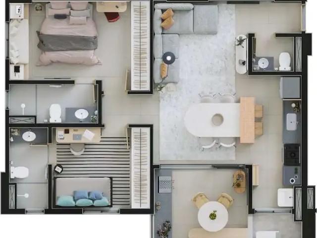 Apartamento para Venda em Goiânia/GO Setor Central 2 Quartos