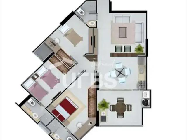 Apartamento para Venda em Goiânia/GO Setor Coimbra 3 Quartos