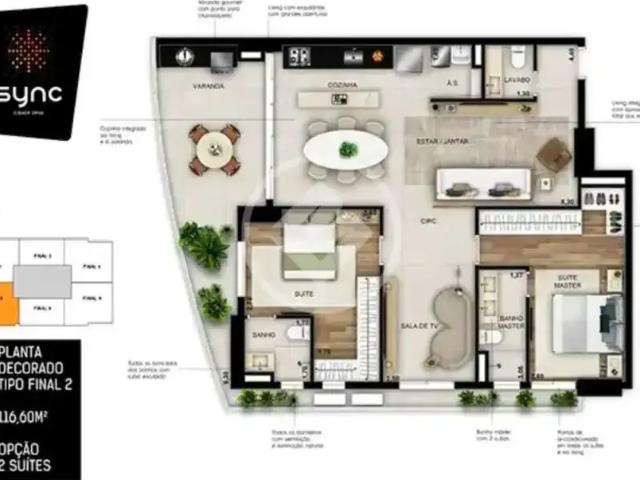 Apartamento para Venda em Goiânia/GO Setor Marista 2 Quartos