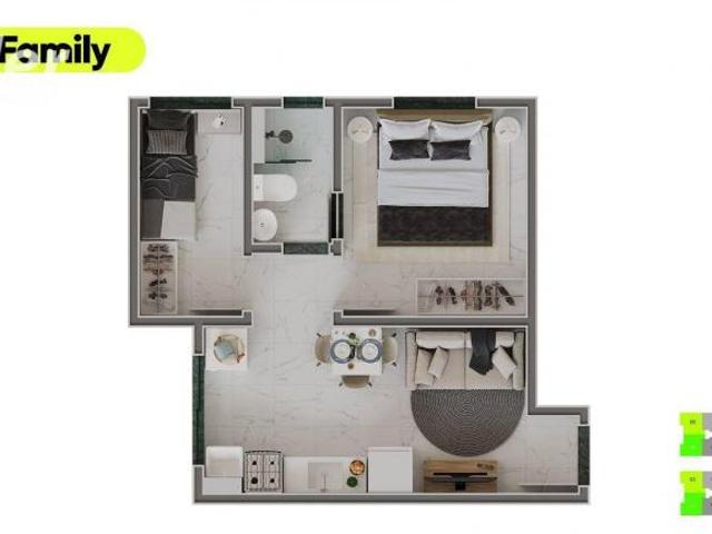Apartamento para venda em Grama, Juiz de Fora