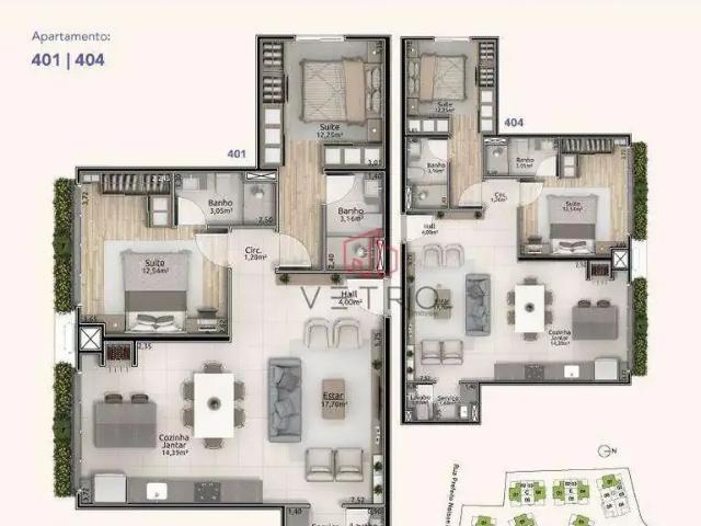 Apartamento para Venda em Gramado/RS Piratini 2 Quartos