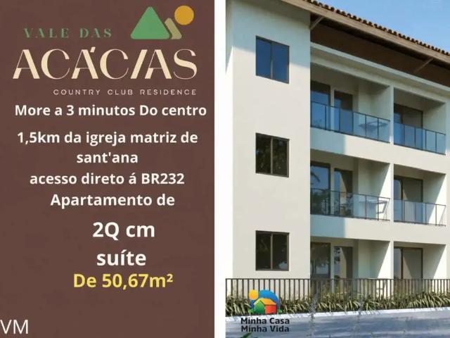 Apartamento para Venda em Gravatá/PE Prado 2 Quartos