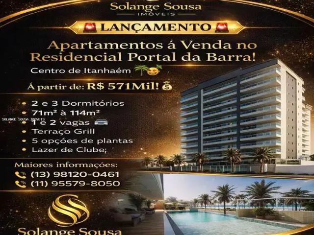 Apartamento para Venda em Itanhaém/SP Centro 2 Quartos