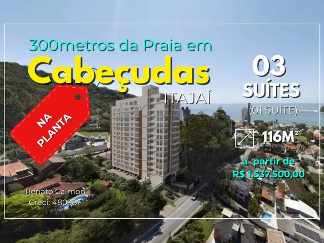 Apartamento para Venda em Itajaí/SC Cabeçudas 3 Quartos