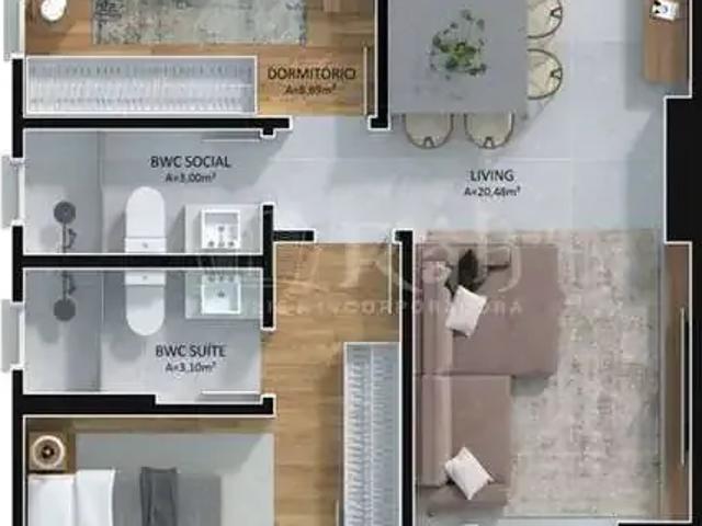 Apartamento para Venda em Itajaí/SC Centro 3 Quartos