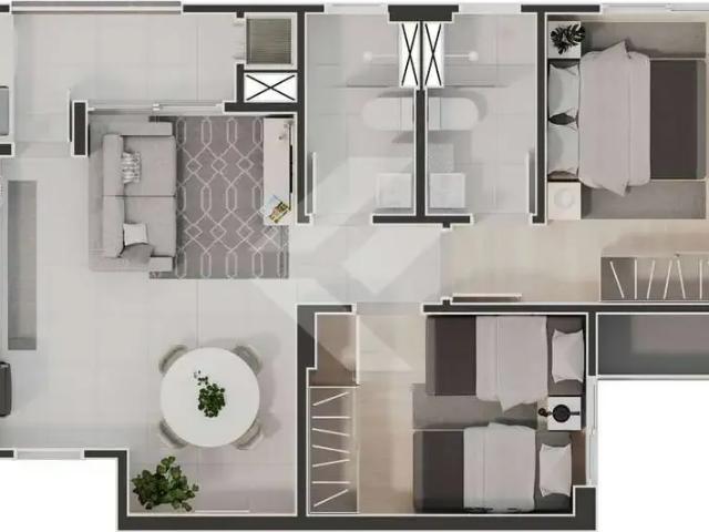 Apartamento para Venda em Itajaí/SC Cordeiros 2 Quartos