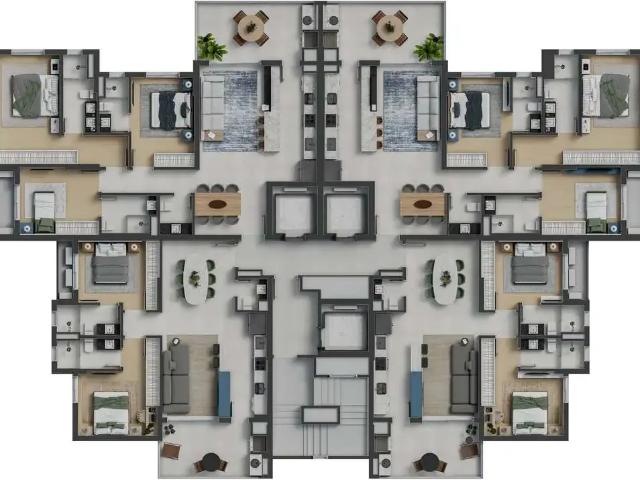 Apartamento para Venda em Itajaí/SC Fazenda 2 Quartos