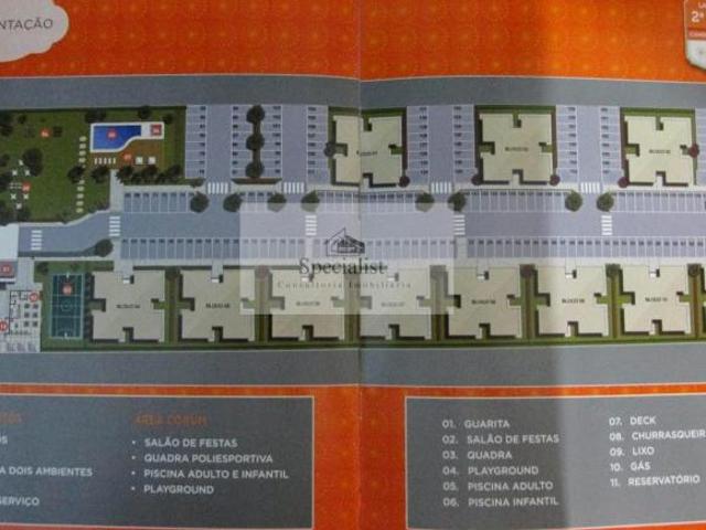 Apartamento para Venda em Itatiba, Novo Cruzeiro, 2 dormitórios, 1 banheiro, 1 vaga