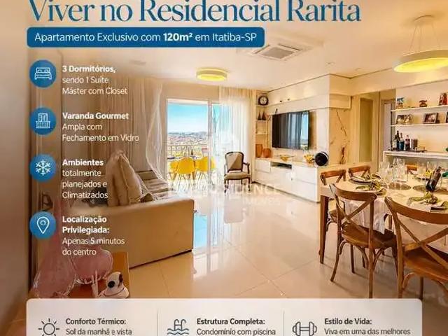 Apartamento para Venda em Itatiba/SP Vila Santa Cruz 3 Quartos