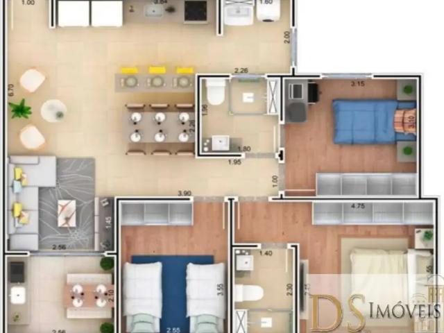 Apartamento para Venda em Itu/SP Vila Nova 3 Quartos