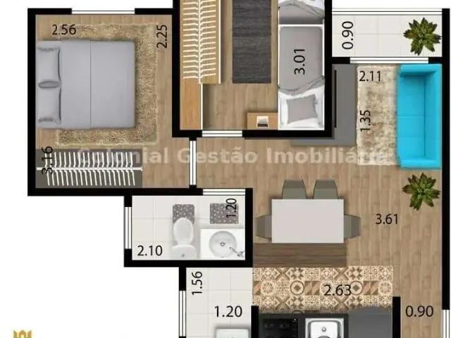 Apartamento para Venda em Itu/SP Vila Padre Bento 2 Quartos