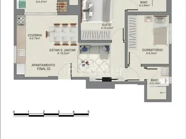 Apartamento para Venda em Imbituba/SC Centro 2 Quartos