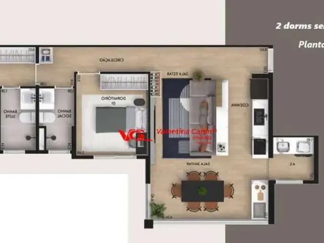 Apartamento para Venda em Indaiatuba/SP Cidade Nova I 2 Quartos