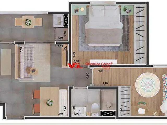 Apartamento para Venda em Indaiatuba/SP Cidade Nova I 2 Quartos