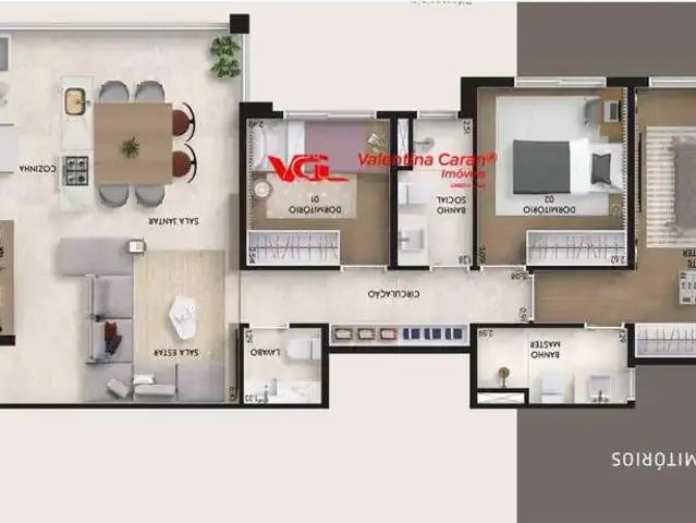 Apartamento para Venda em Indaiatuba/SP Cidade Nova I 3 Quartos