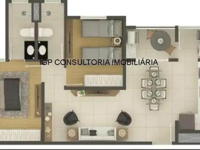 Apartamento para Venda em Indaiatuba/SP Jardim Santiago 2 Quartos