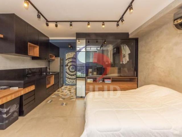 Apartamento para venda em Indianópolis com 1 quarto, sendo 1 suíte, 25m²