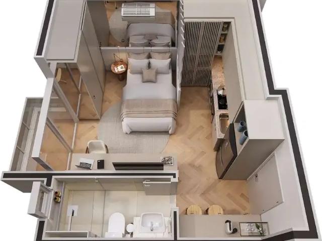 Apartamento para Venda em Ipatinga/MG Bom Retiro 1 Quartos