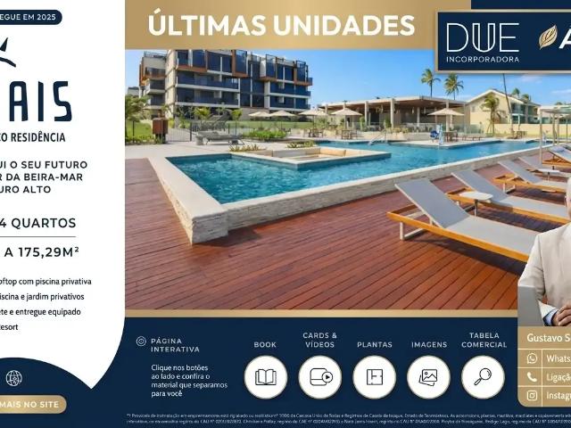 Apartamento para Venda em Ipojuca/PE Muro Alto 1 Quartos