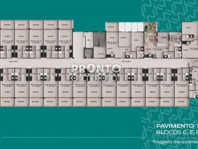 Apartamento para Venda em Ipojuca/PE Muro Alto 1 Quartos