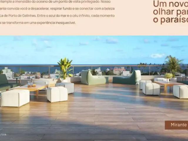 Apartamento para Venda em Ipojuca/PE Porto de Galinhas 1 Quartos