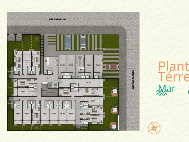 Apartamento para Venda em Ipojuca/PE Porto de Galinhas 1 Quartos